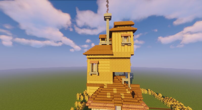 The Burrow from harry potter 1.16.5 Minecraft Map