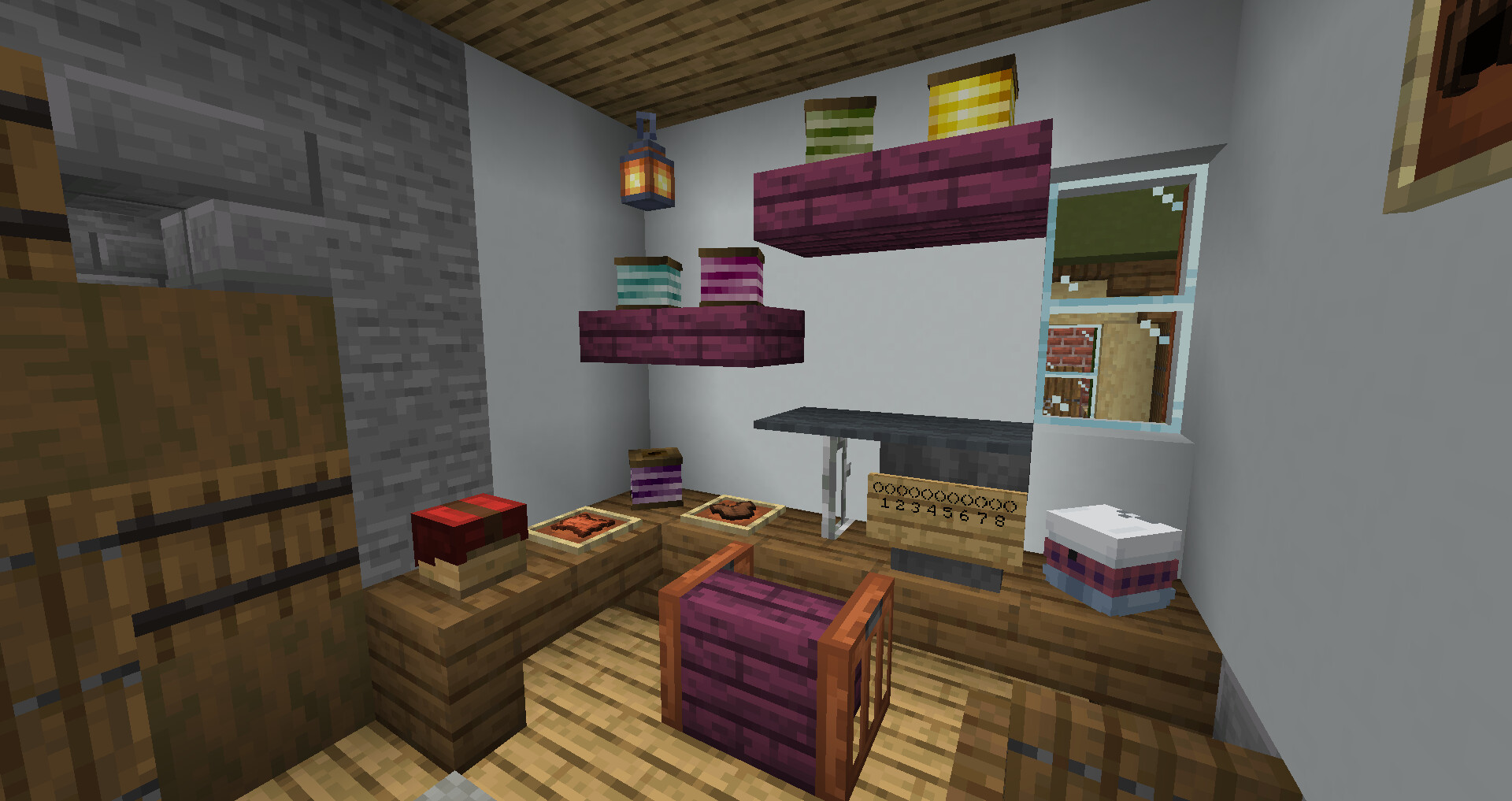 My small family server spawn area Minecraft Map