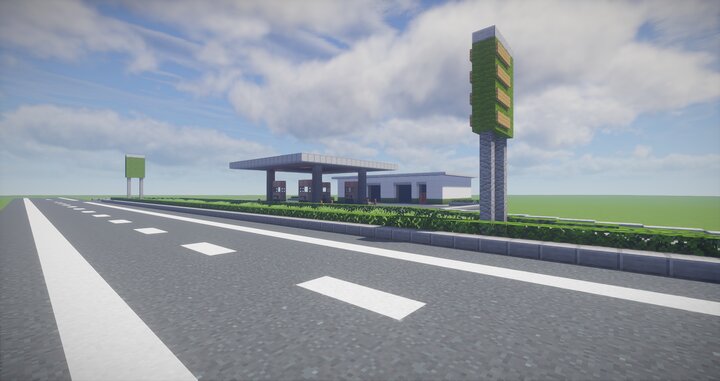 Gas station Minecraft Map