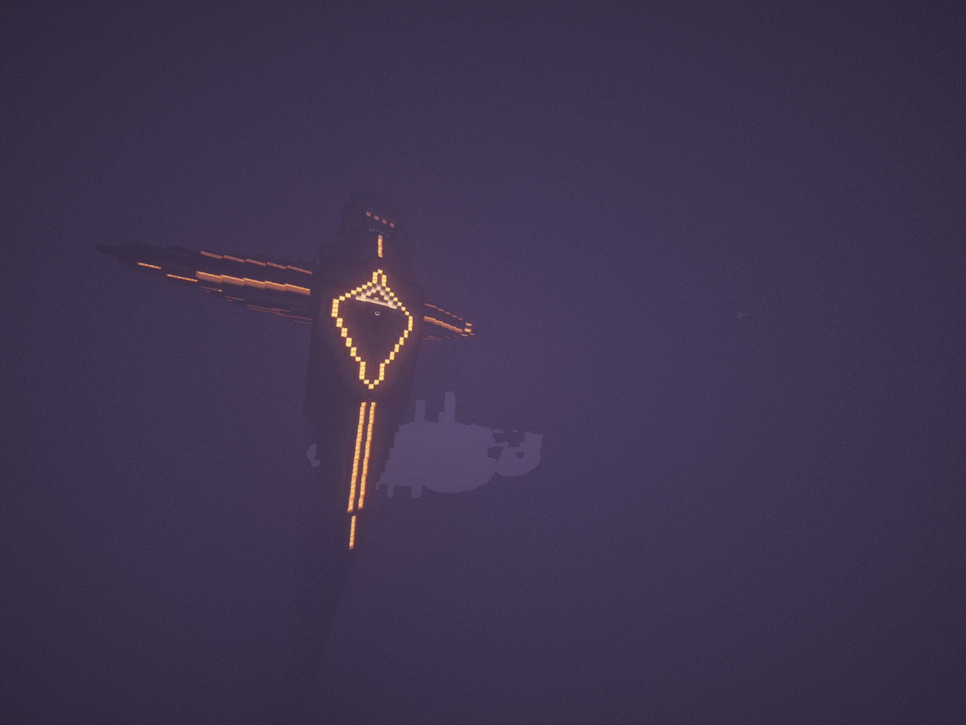 Medium Size Space Ship Minecraft Map