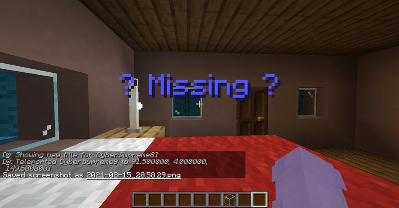 Missing Minecraft Map
