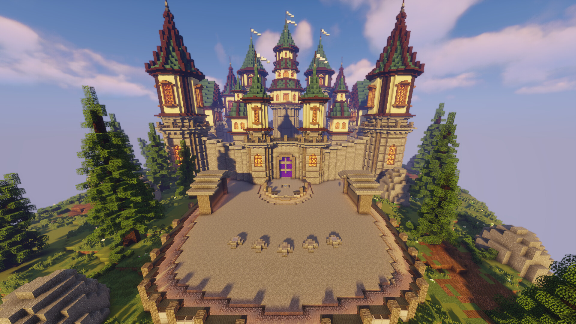 Spawn / Lobby ~ The Prisma Castle Minecraft Map