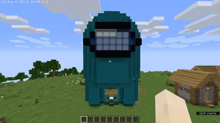 among us house with sceret base Minecraft Map