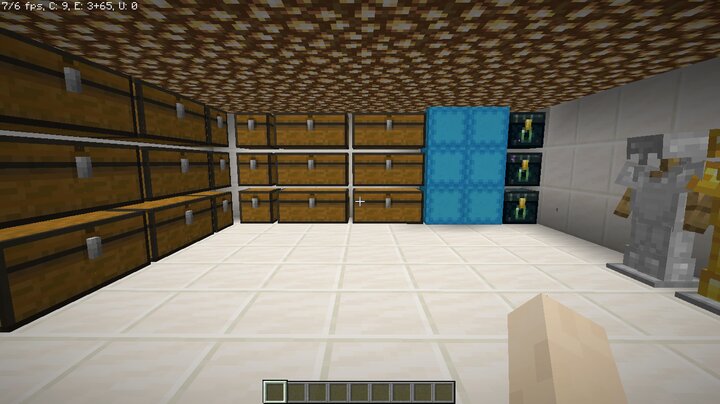 among us house with sceret base Minecraft Map