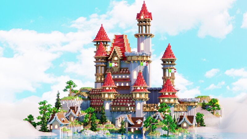 Minecraft | Castle | 150x150 Minecraft Map