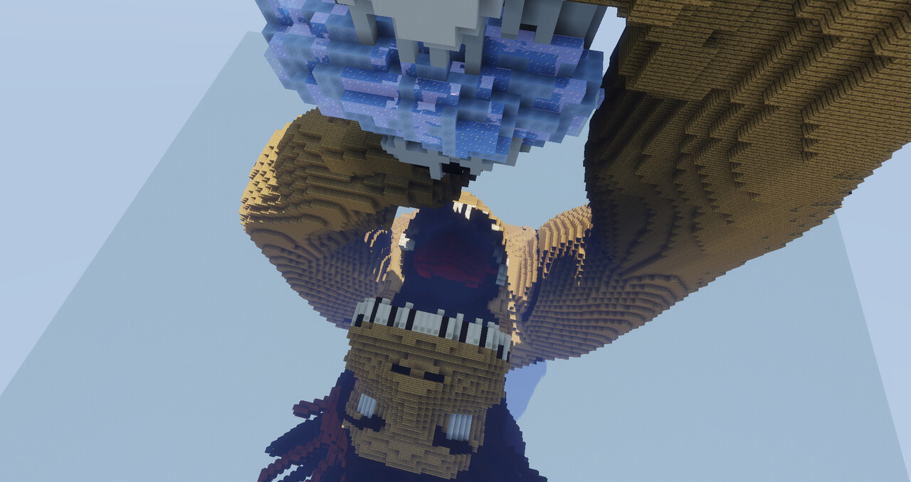 Attack on Titan - Eren Eats Warhammer Titan Build Minecraft Map