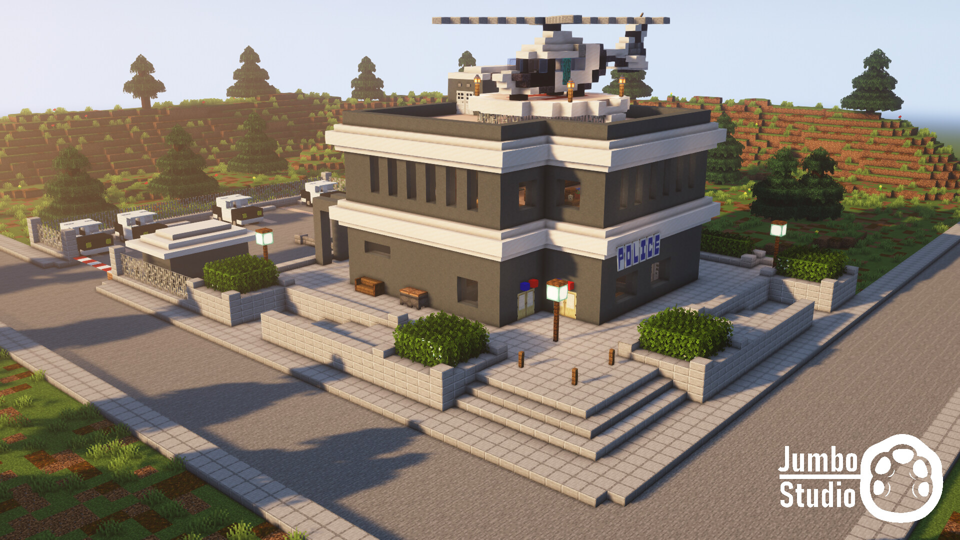 A Police Station Map Minecraft Map