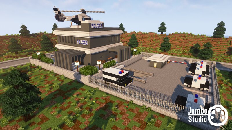 A Police Station - Map Minecraft Map