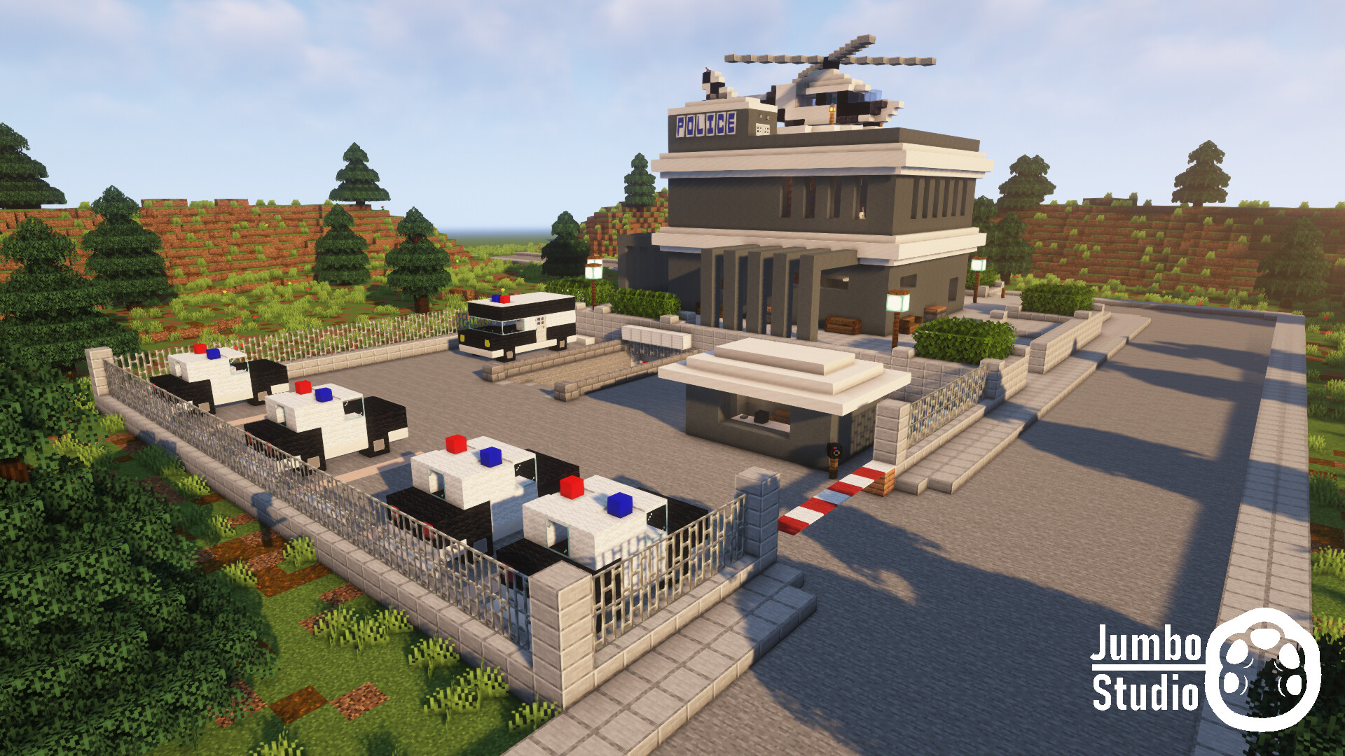 A Police Station - Map Minecraft Map