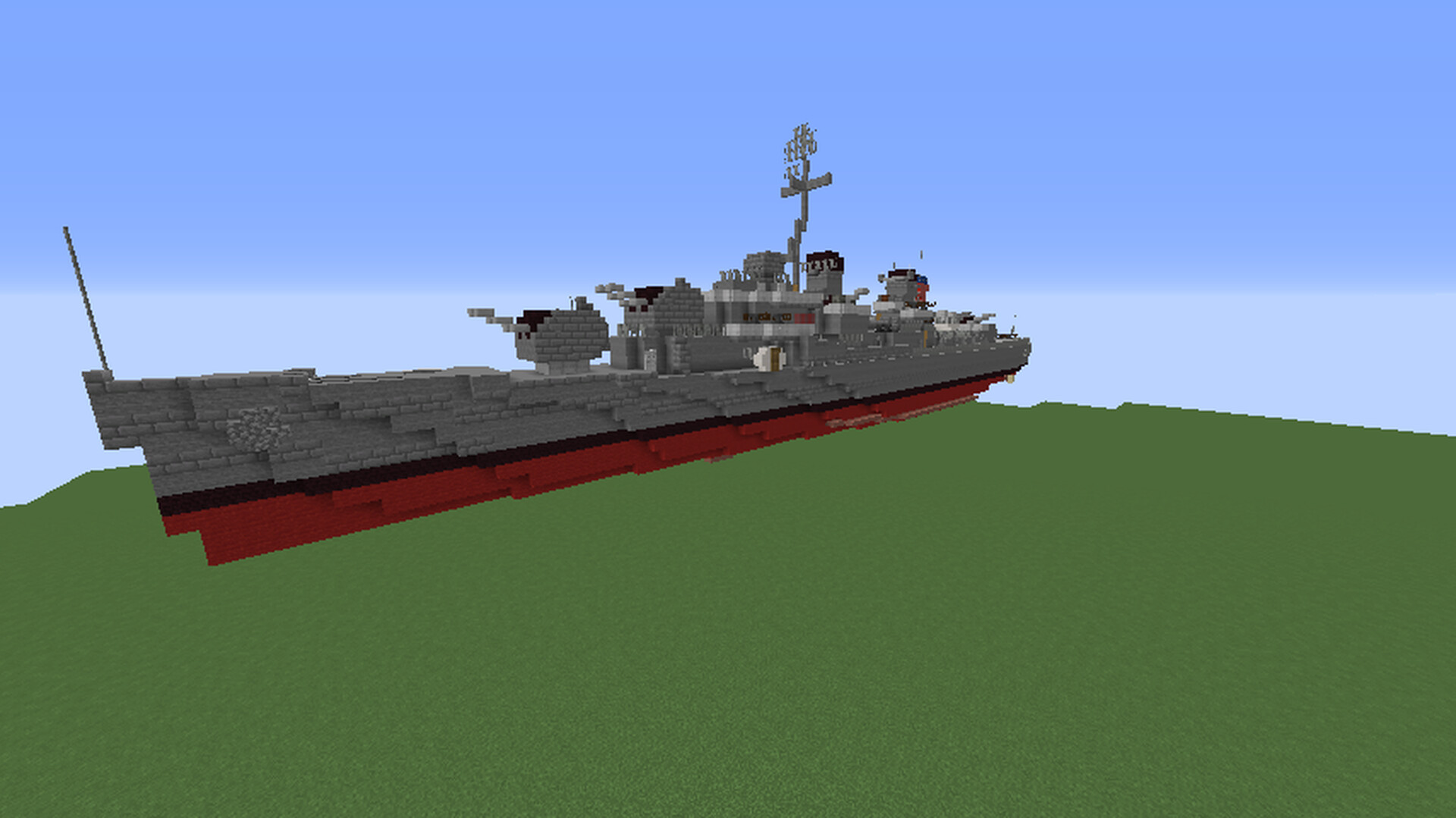 USS Destroyer Gearing 1:1 [outdated] Minecraft Map