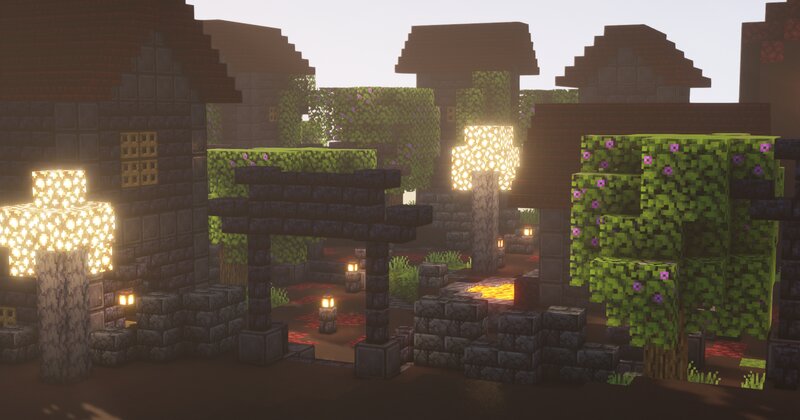 Hellish Village Minecraft Map