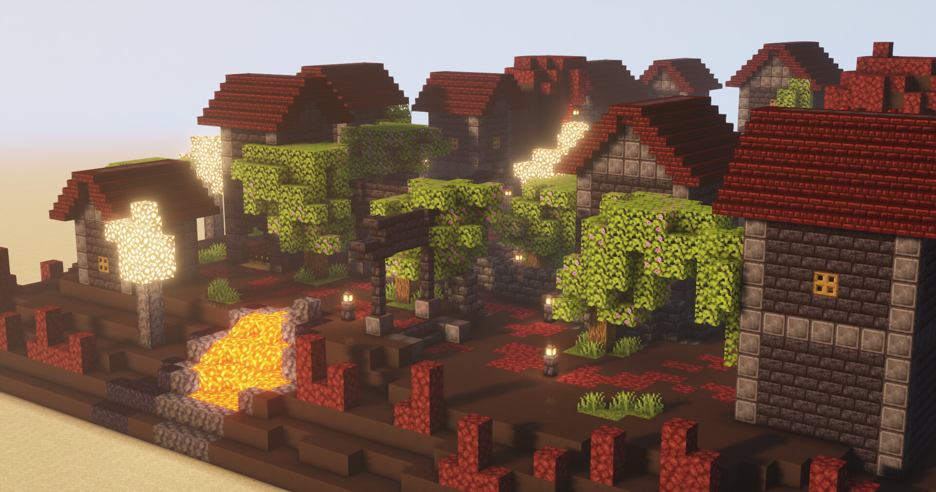 Hellish Village Minecraft Map