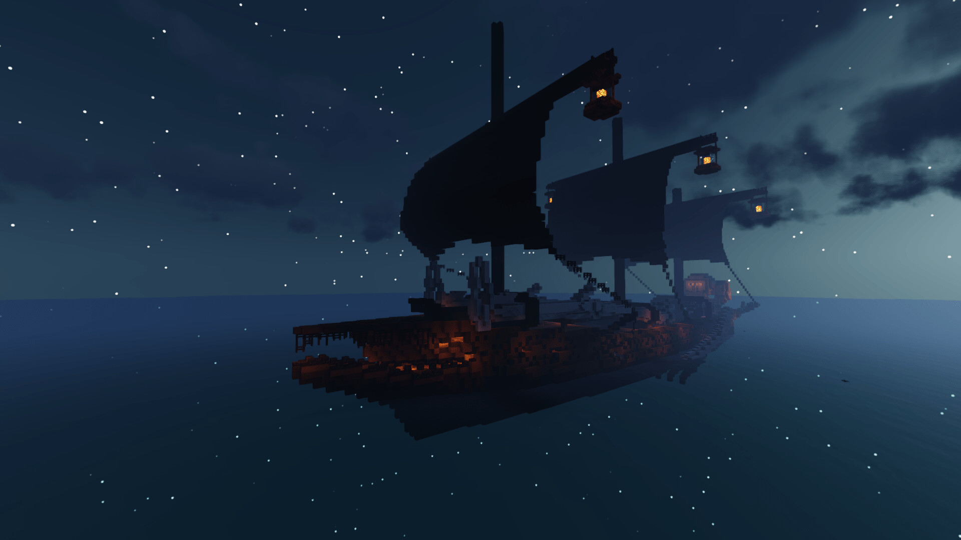 A Skeleton And A ship Minecraft Map