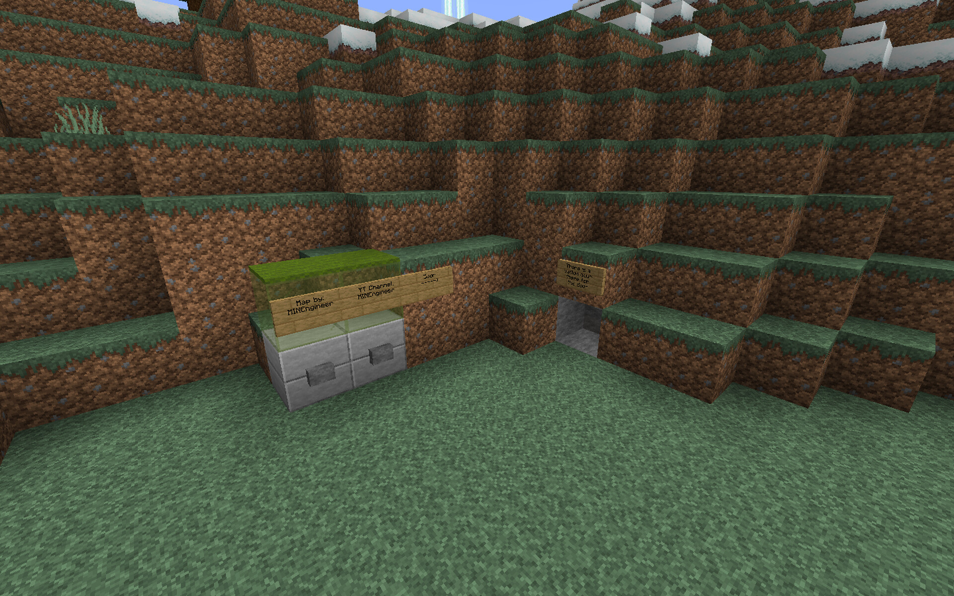 Giant Underground Redstone House Minecraft Map