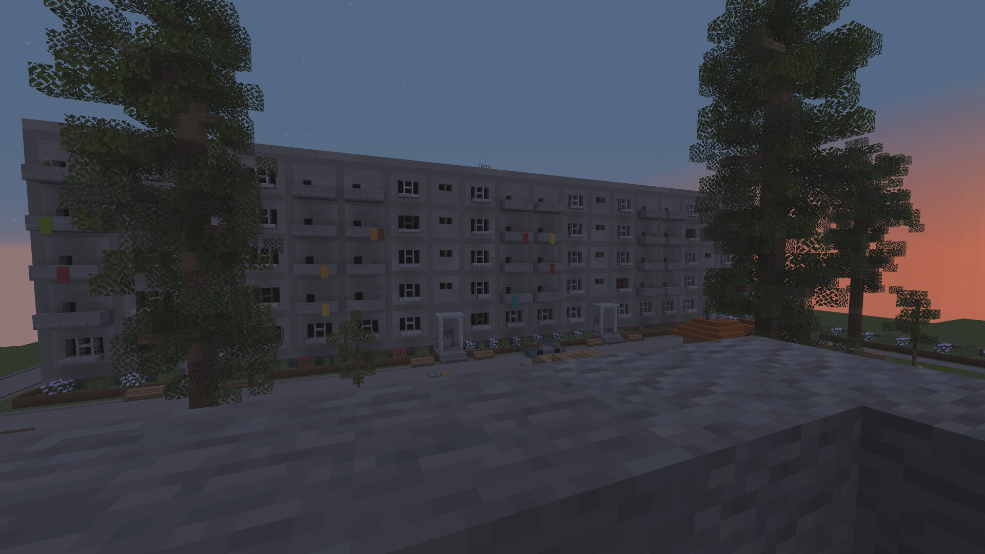 🔴 large courtyard | bysenkovo 🔴 Minecraft Map