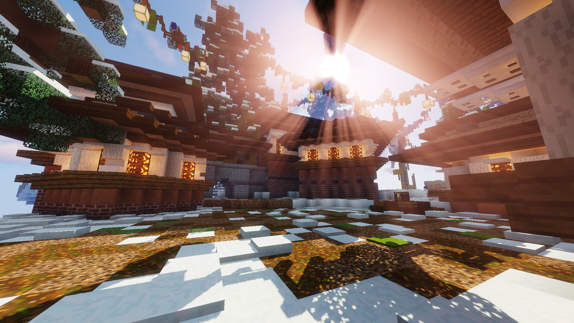 Minecraft Winter SkyWars Minecraft Map