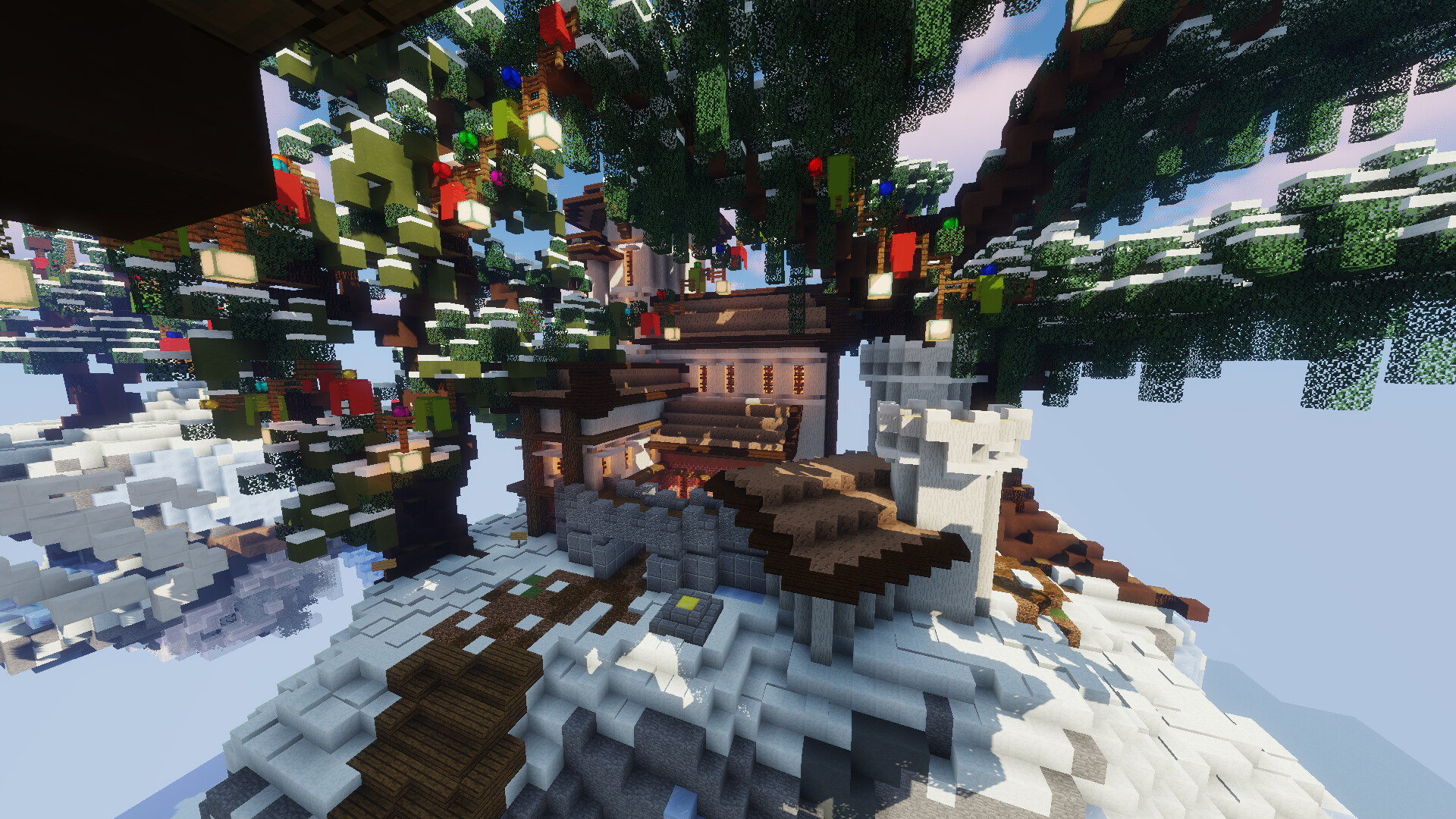 Minecraft Winter SkyWars Minecraft Map
