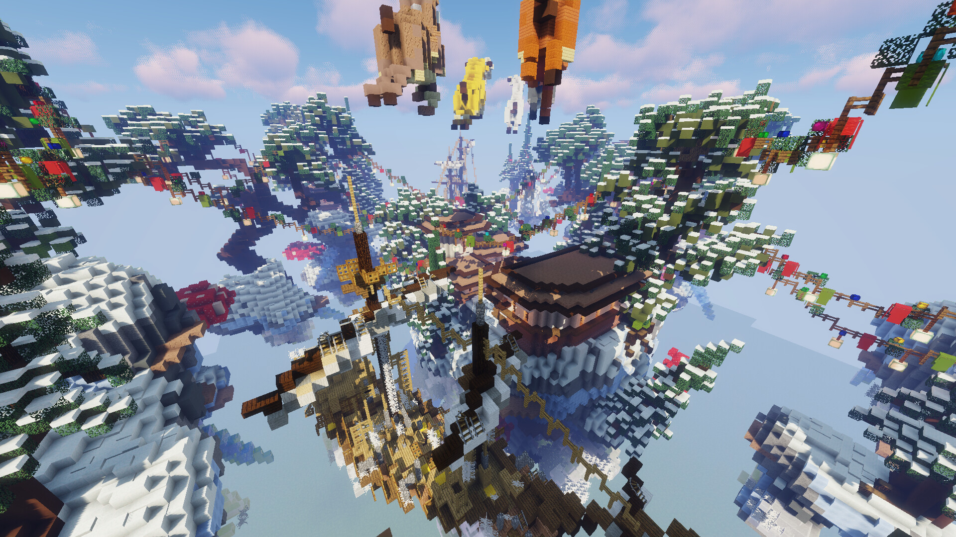 Minecraft Winter SkyWars Minecraft Map