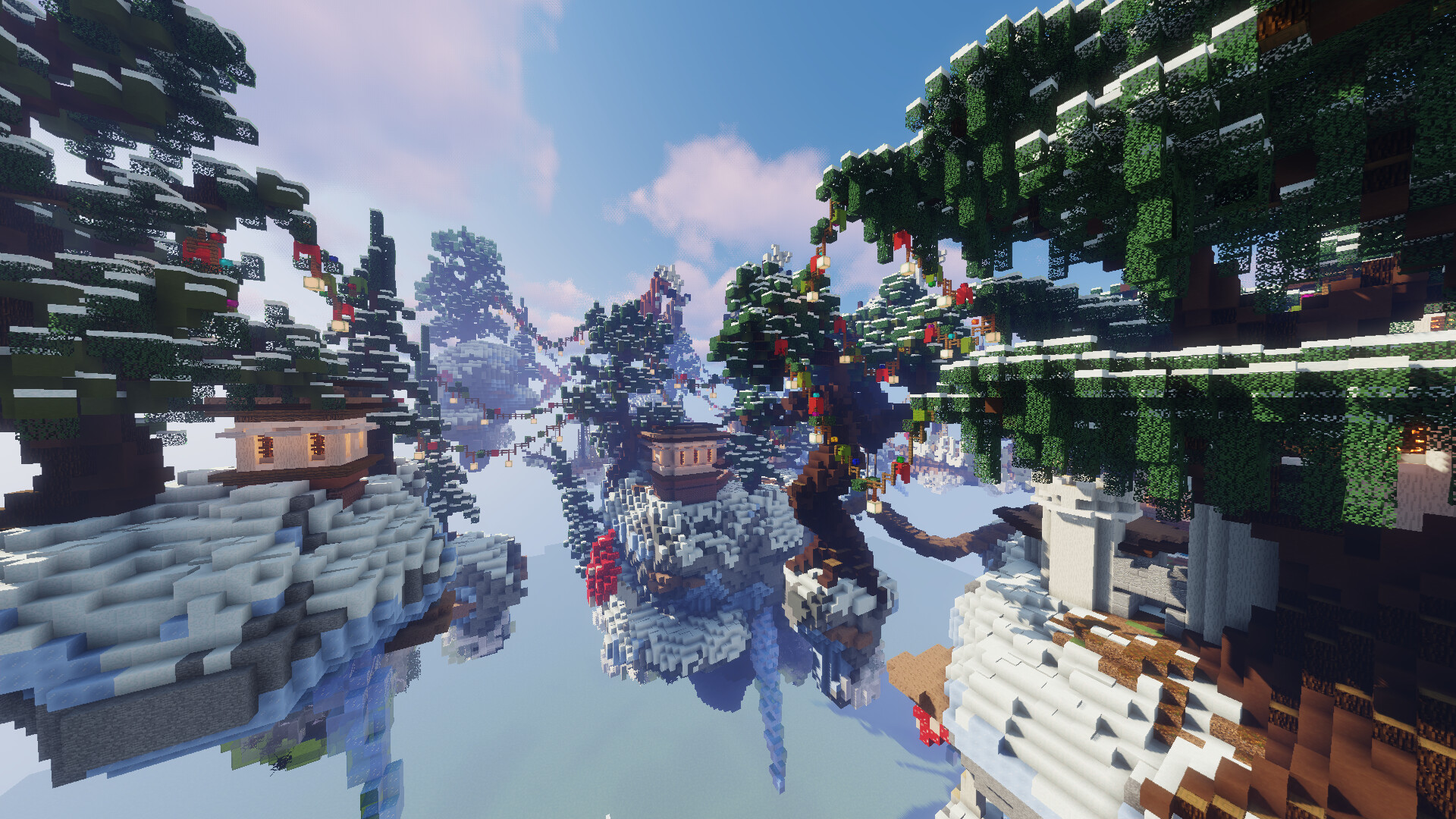 Minecraft Winter SkyWars Minecraft Map