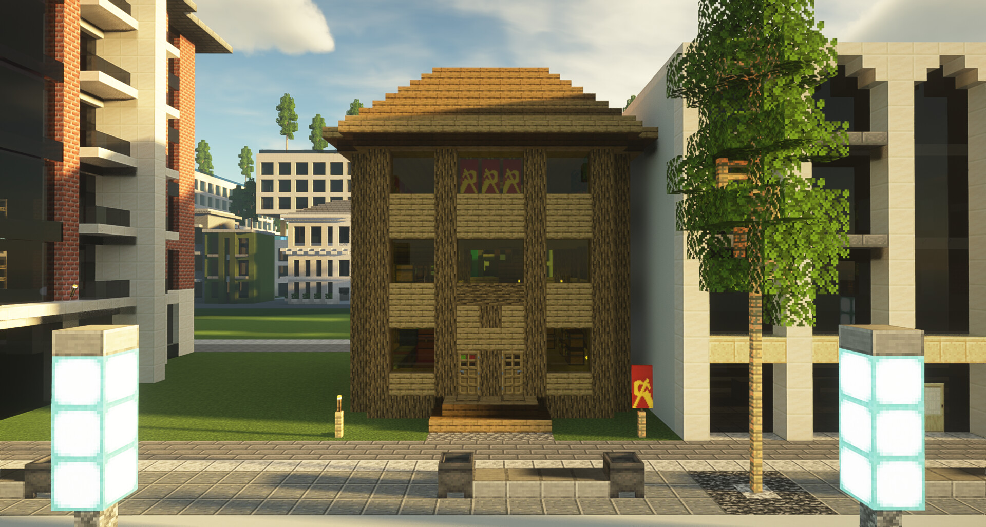 oh mom came | Legendary House Minecraft Map