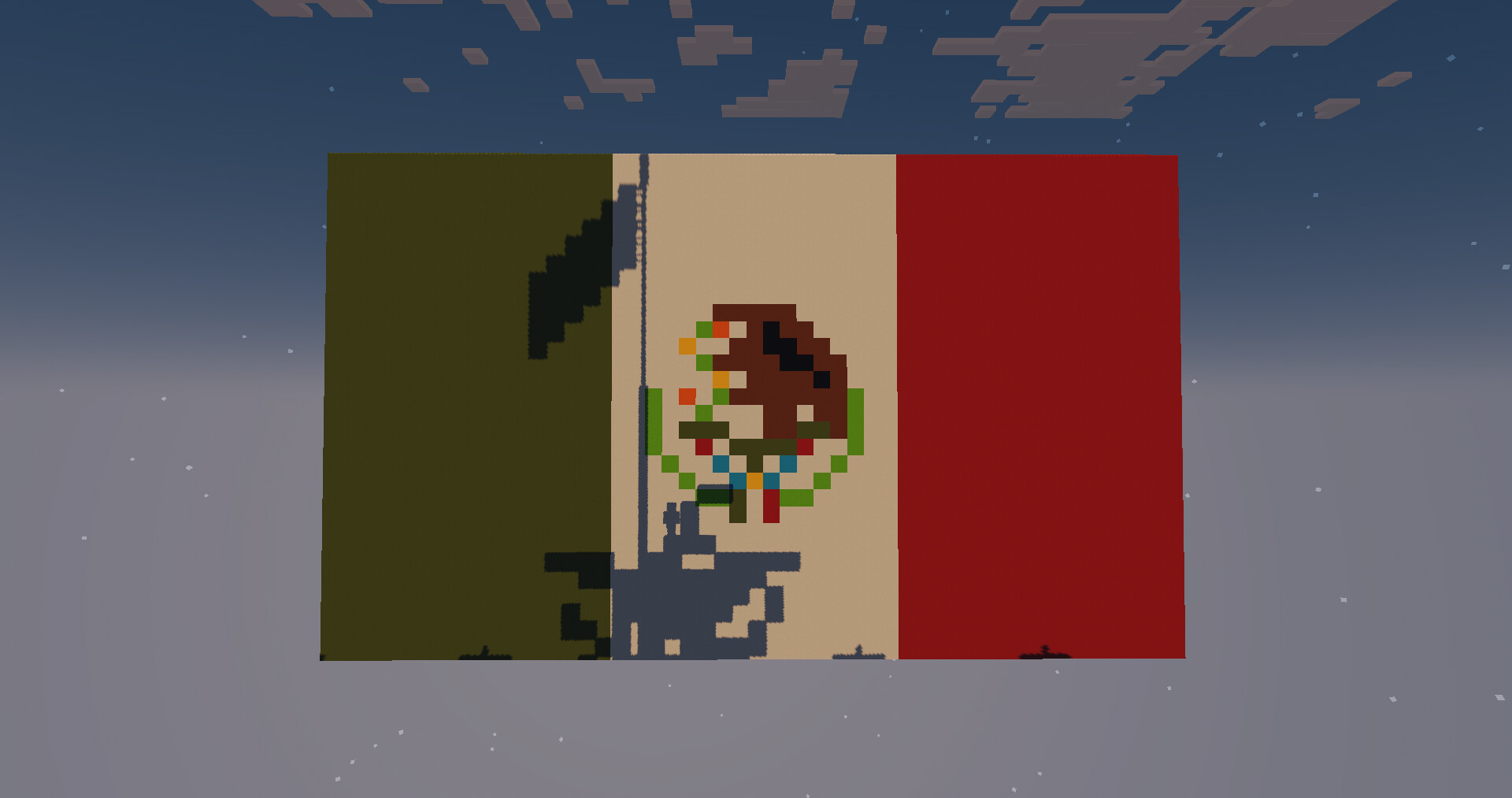 Bandera de Mexico Minecraft Map