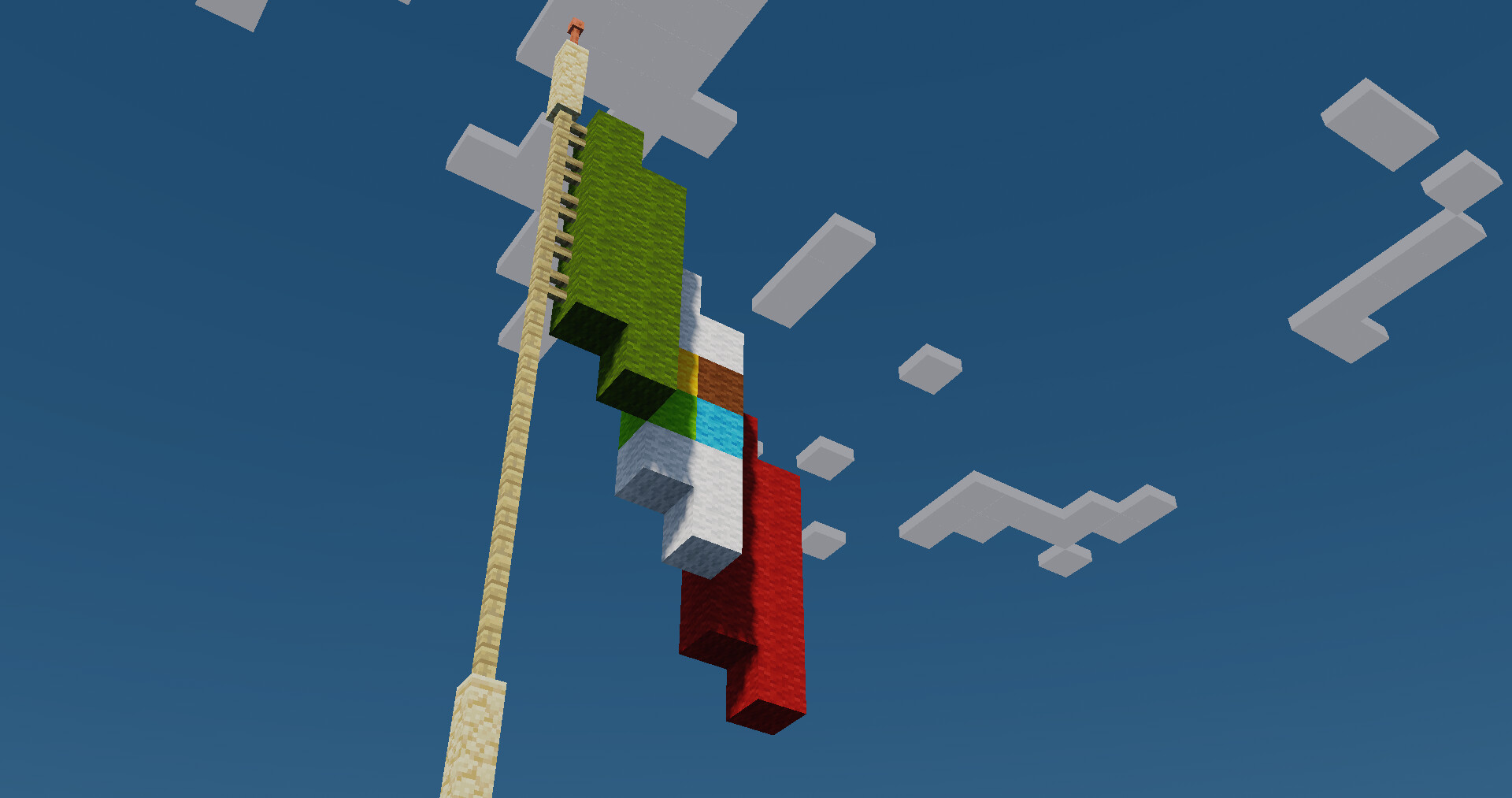 Bandera de Mexico Minecraft Map
