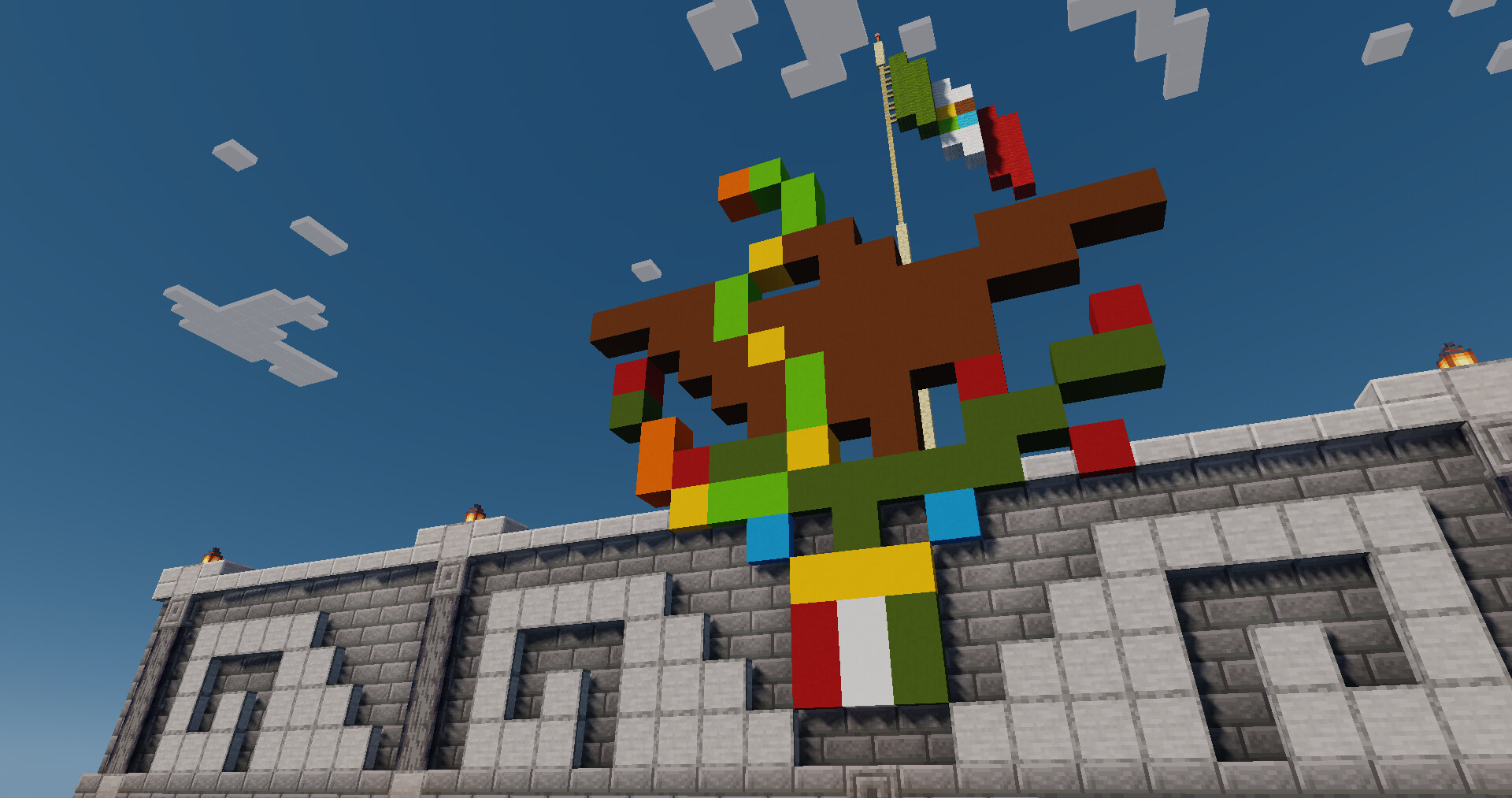 Bandera de Mexico Minecraft Map