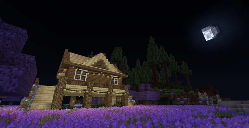 Lavender Field Survival House (Biomes O' Plenty) [1.12.2 Modded ...