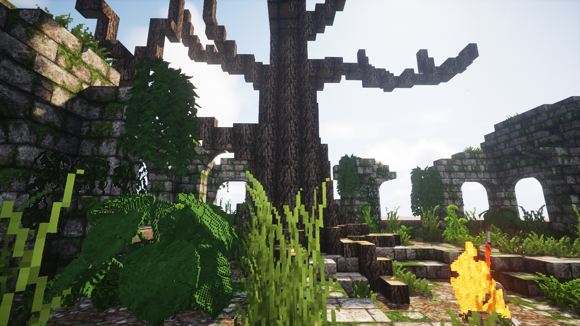 Firelink shrine from dark souls 1 Minecraft Map