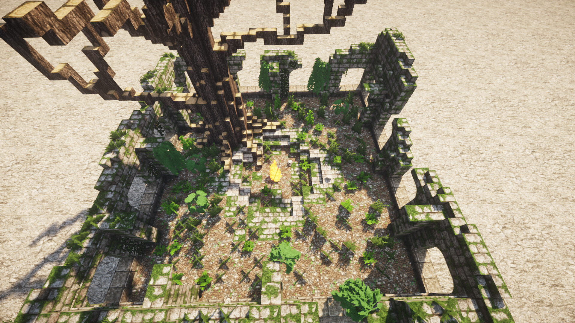 Firelink shrine from dark souls 1 Minecraft Map