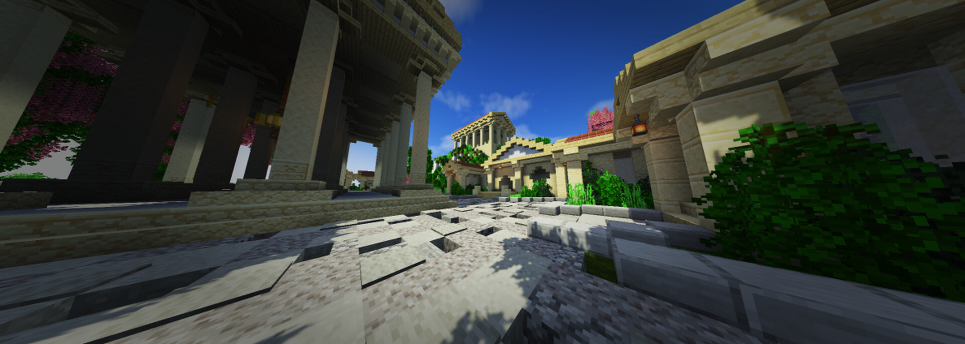 Greek style skyblock spawn - 1.16.5 - Non-Exclusive Minecraft Map