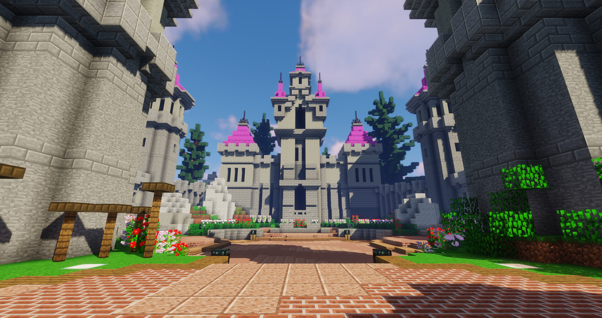🍇 PURPLE CASTLE LOBBY 1.8+ Minecraft Map