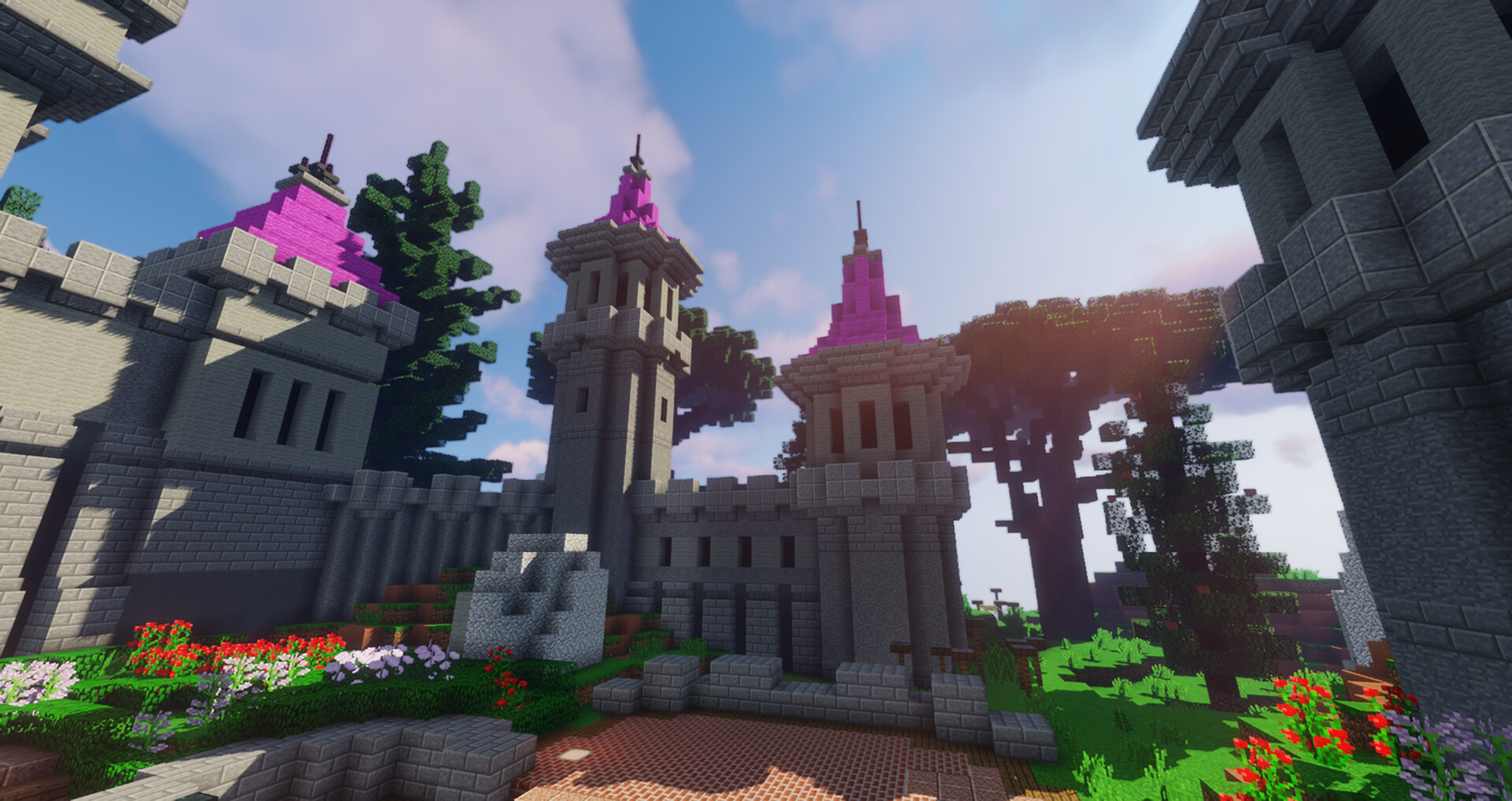 🍇 PURPLE CASTLE LOBBY 1.8+ Minecraft Map