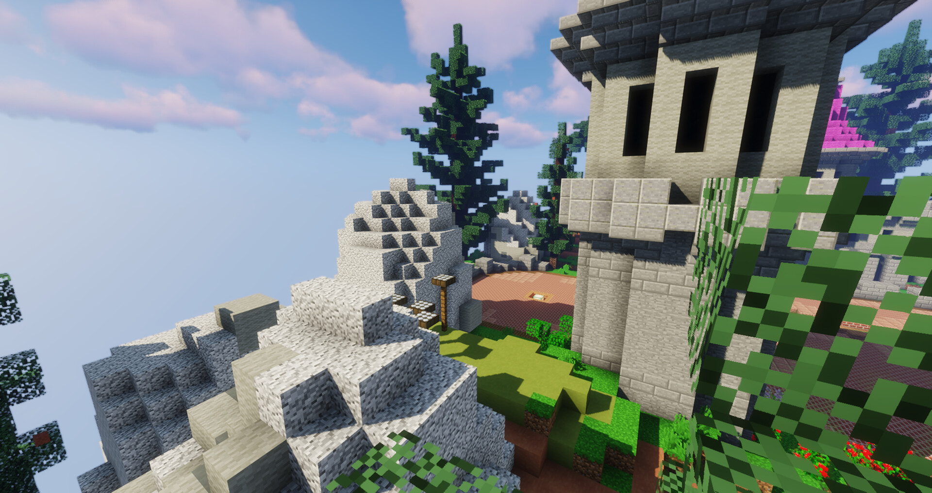 🍇 PURPLE CASTLE LOBBY 1.8+ Minecraft Map