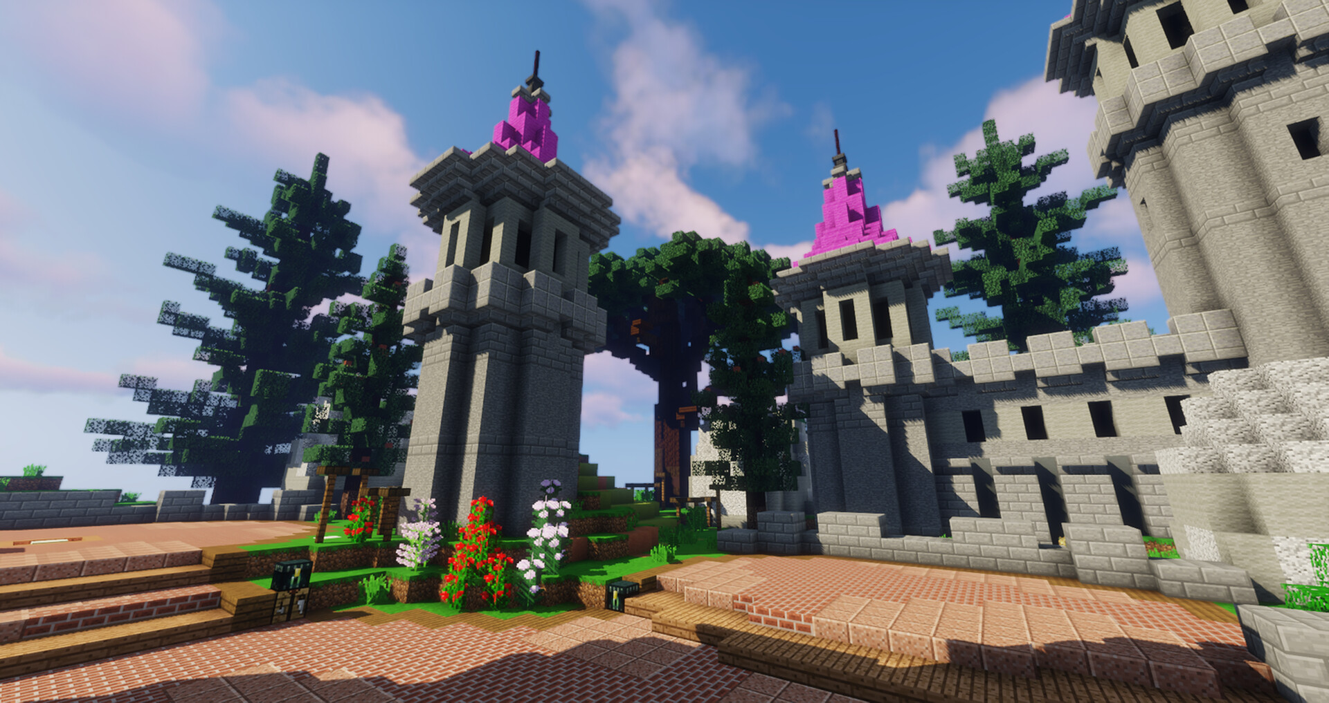 🍇 PURPLE CASTLE LOBBY 1.8+ Minecraft Map
