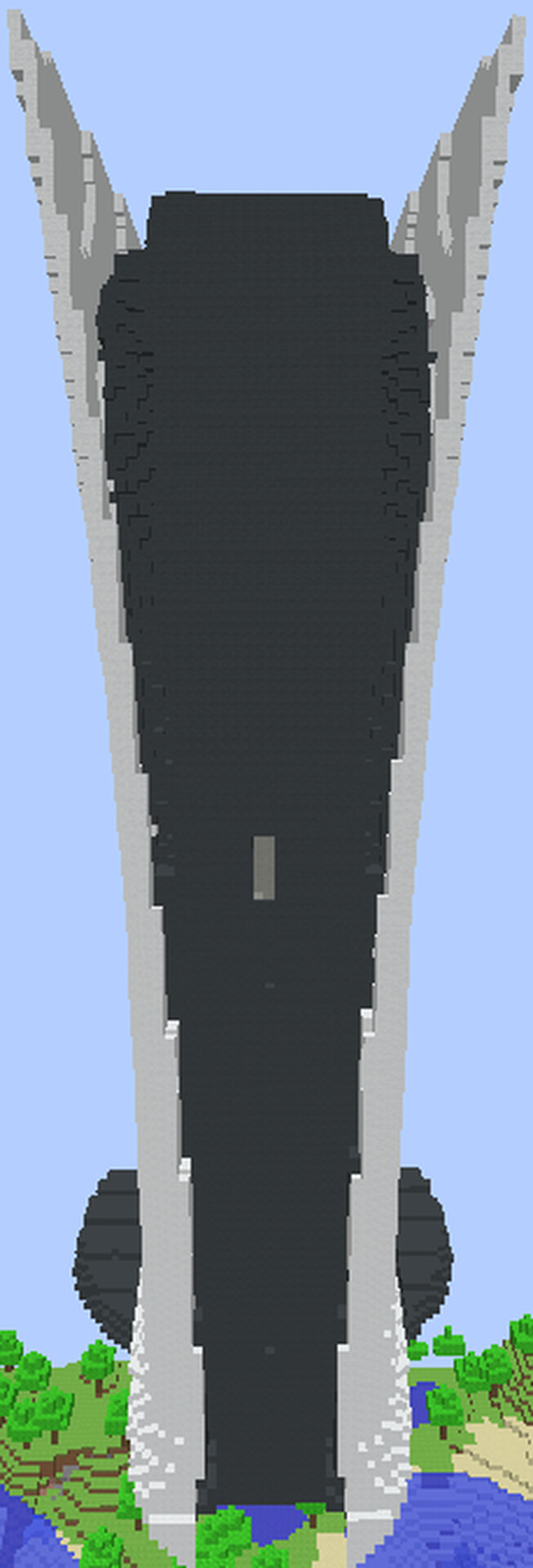 Massive 3D PS5 Structure in Minecraft free Schematic Minecraft Map