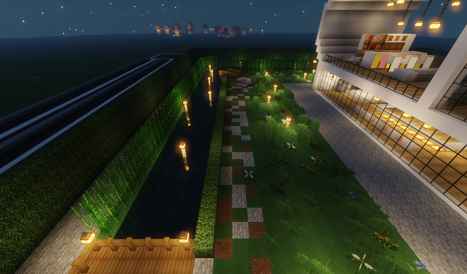 Ivy Deluxe Modern Mansion Minecraft Map
