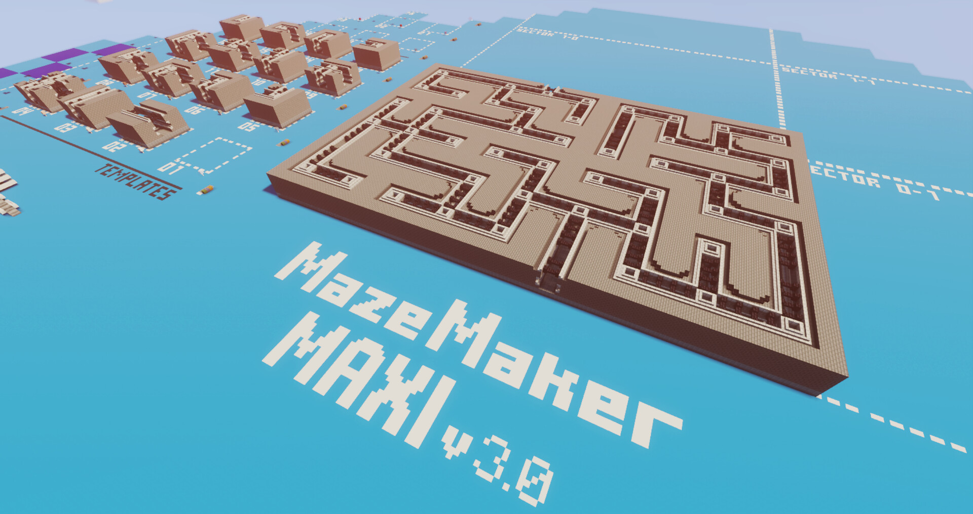 MazeMaker MAXI - The ultimate modular assembly toolkit Minecraft Map