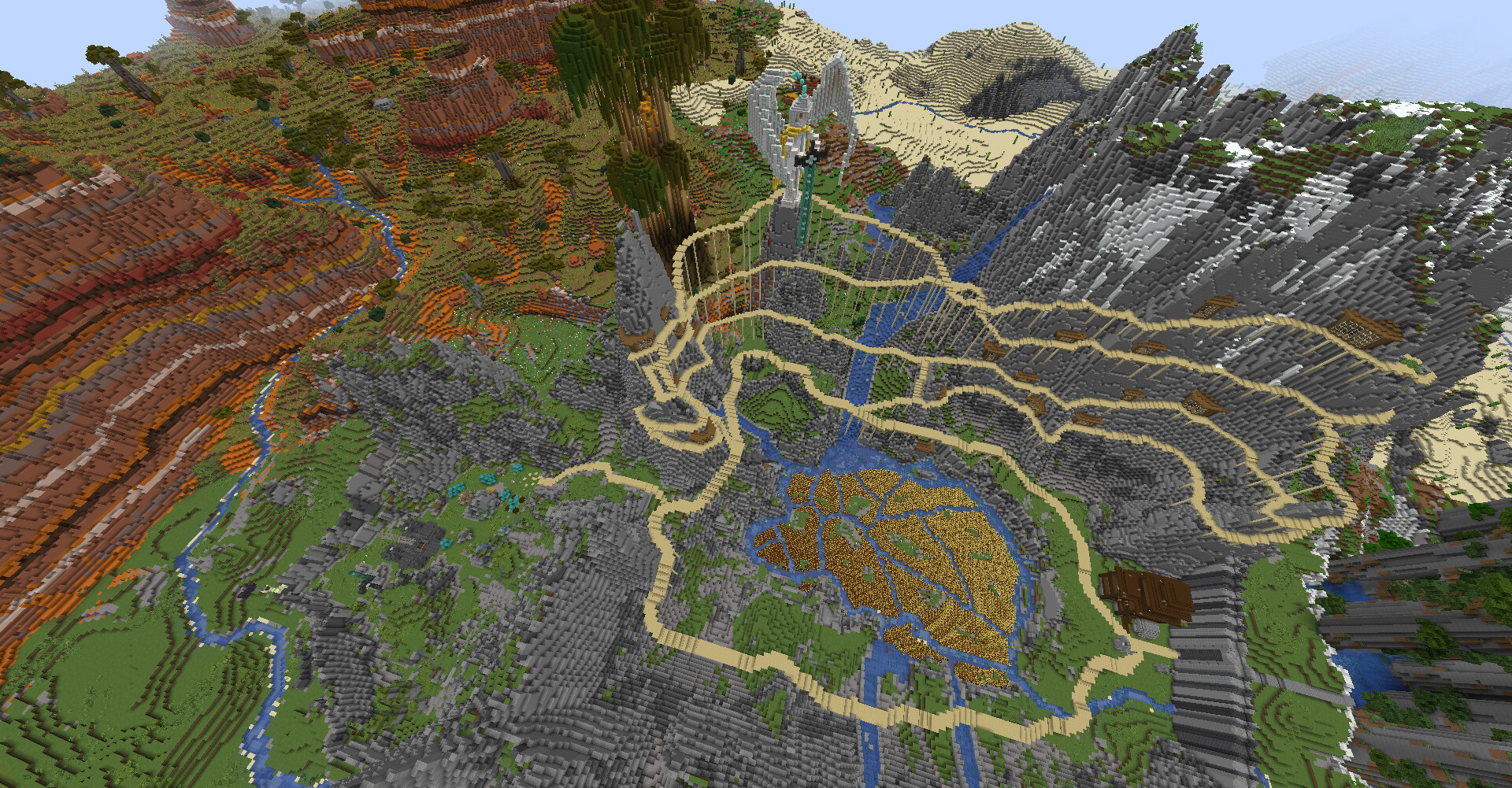 Hidden Valley Village Minecraft Map