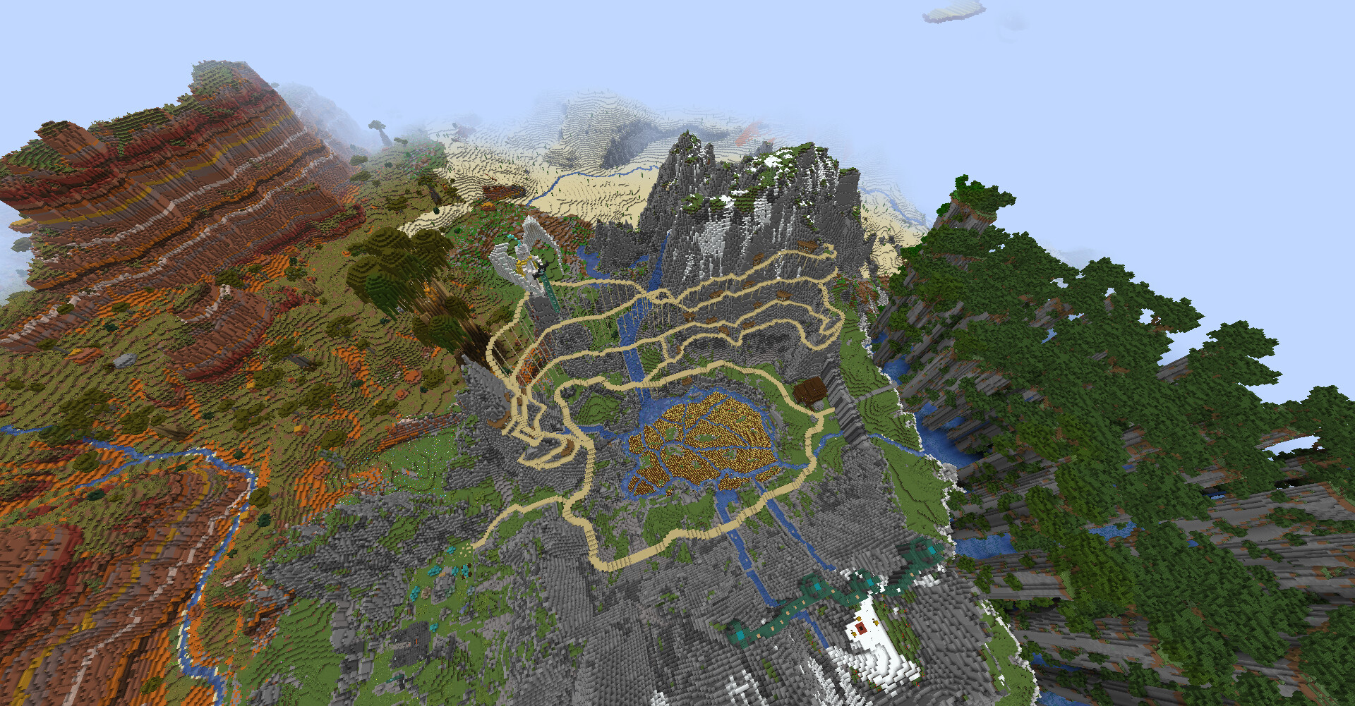 Hidden Valley Village Minecraft Map