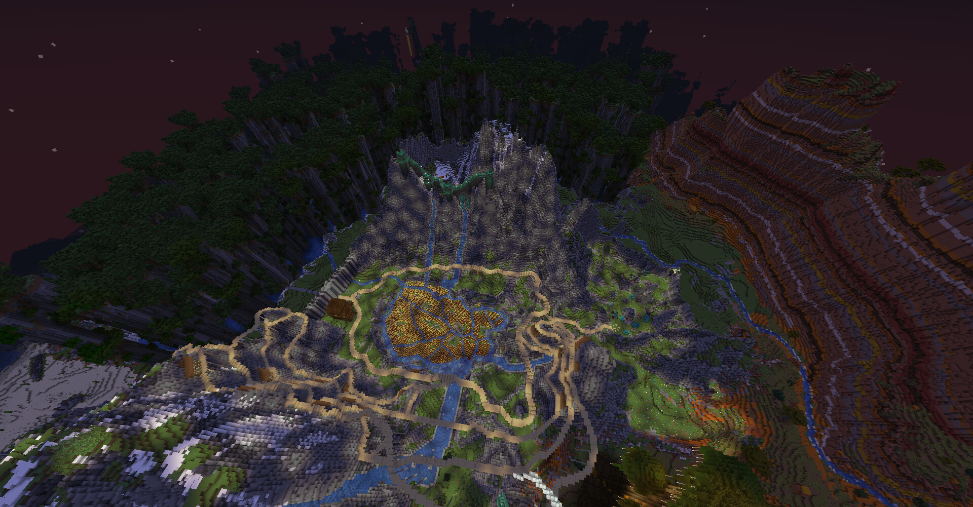 Hidden Valley Village Minecraft Map