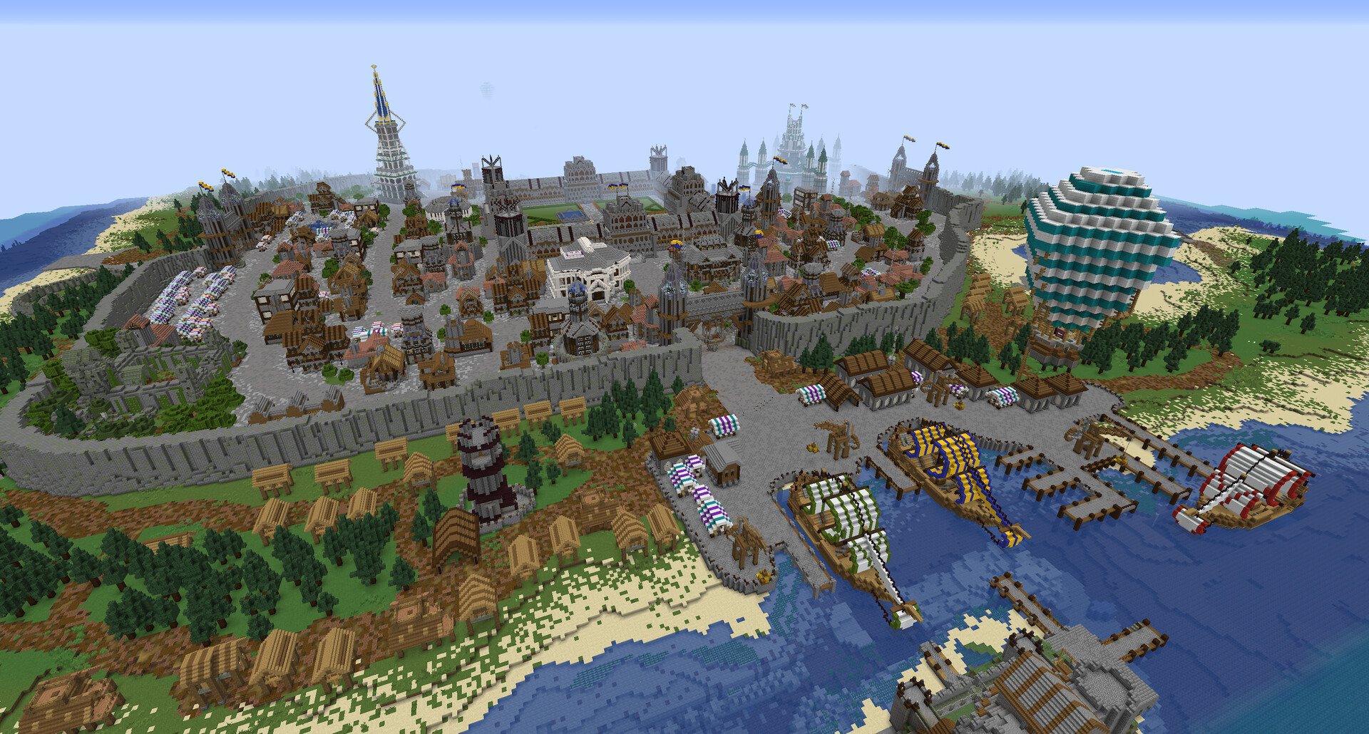 Pinehill City Minecraft Map