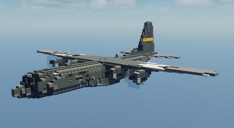 C-130J-30 Super Hercules - 1.5:1 Minecraft Map