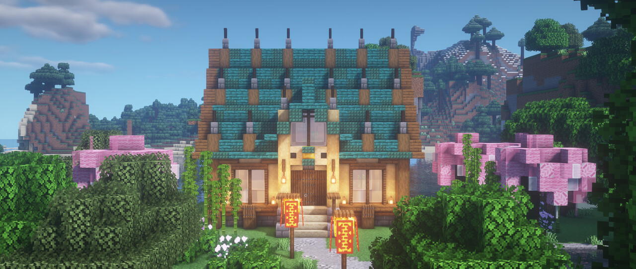 Japanese house Minecraft Map