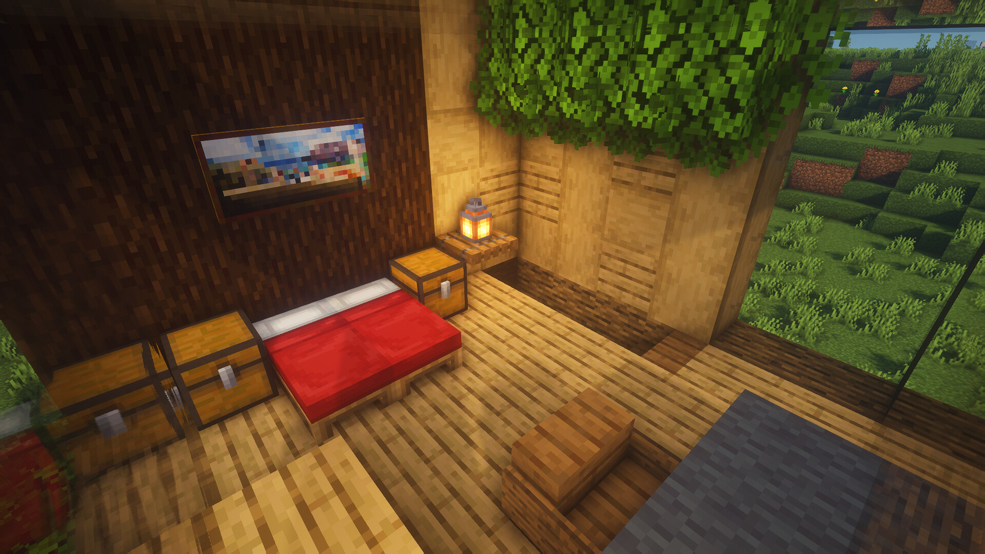 Simple Survival Base Minecraft Map