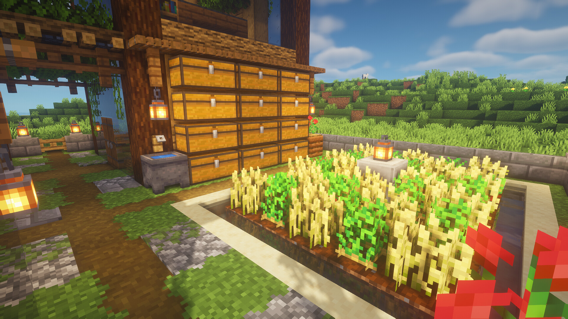 Simple Survival Base Minecraft Map