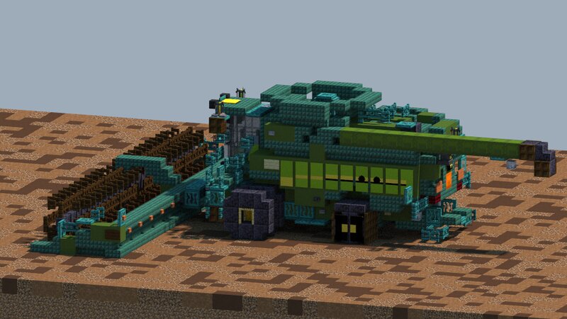 John Deere S680. Combine Harvester [With Download] Minecraft Map
