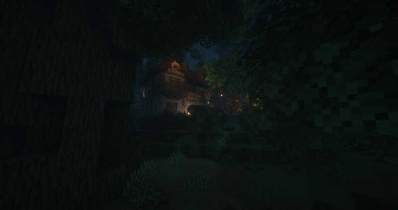 1.17 Custom Forest Town | Builder's Forge Minecraft Map