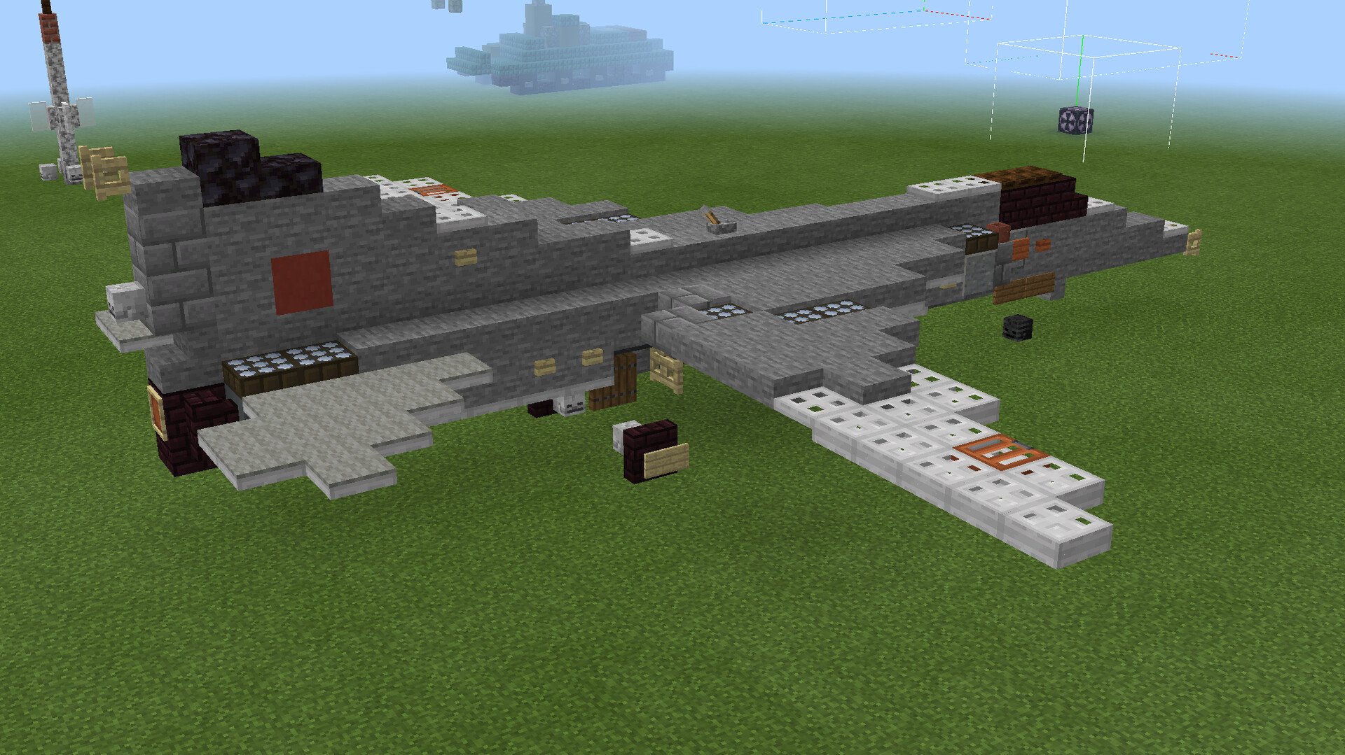 1.5:1 scale MiG-27 Flogger-D/J Minecraft Map