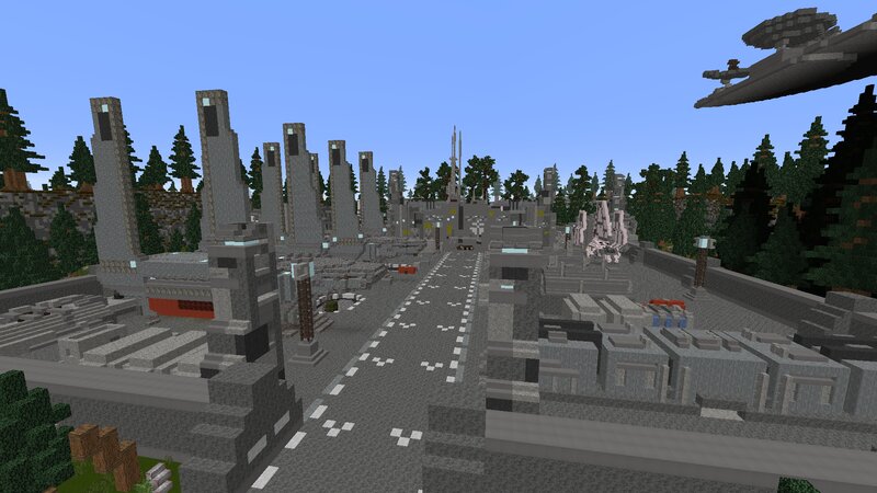Imperial Endor (Star Wars planet) Minecraft Map